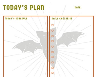 Bats Skulls Printable - Etsy