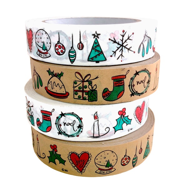 Christmas Washi Tape - Etsy UK