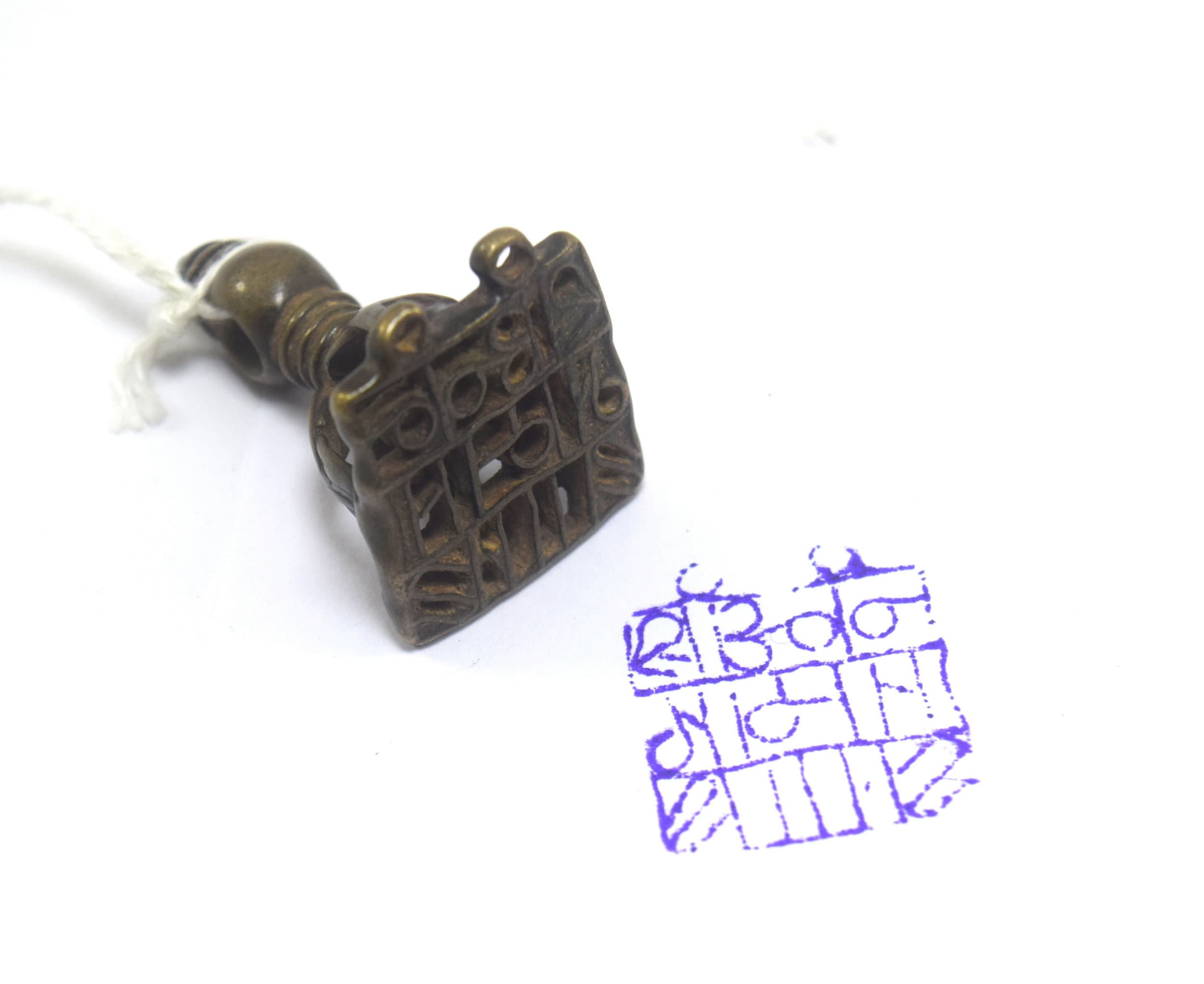 Iskcon Temple Forehead Tilak Stamp Hindu Body Stamp Antique | Etsy India