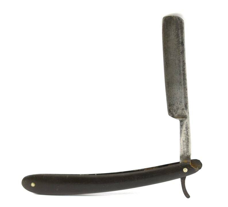 Old Roger Sheffield Straight Razor Foldable Shaving Antique | Etsy