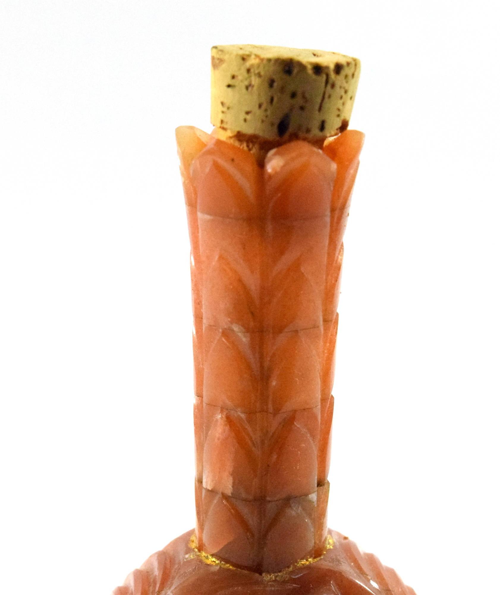 Antique Agate Stone Bottle-beautiful Hand Carved Intricate - Etsy