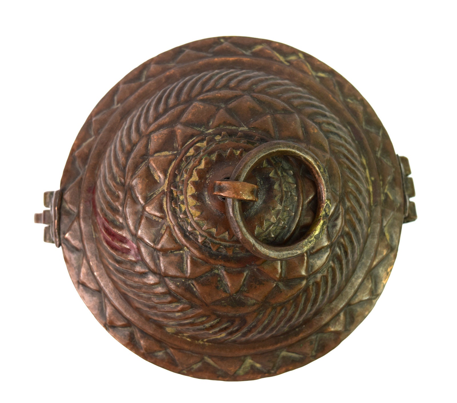 1850 Rare Antique Unique Shape Copper Handcrafted Chapatti - Etsy