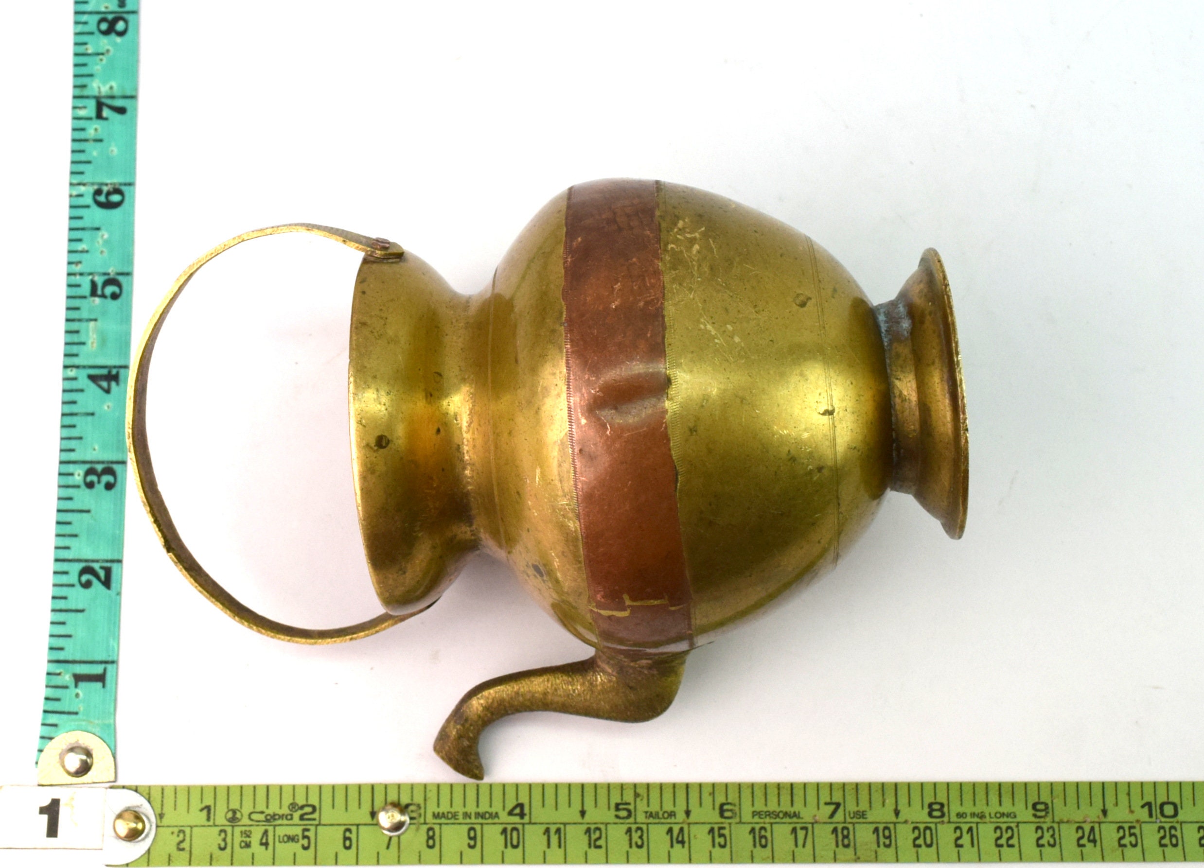 Vintage Decor Brass Copper Kamandal Holy Water Pot With Spout | Etsy