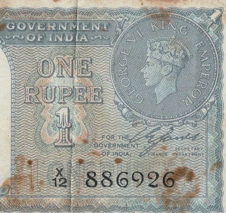 1944 C.E. Jones Signed 1 one RS Banknote George VI King - Etsy