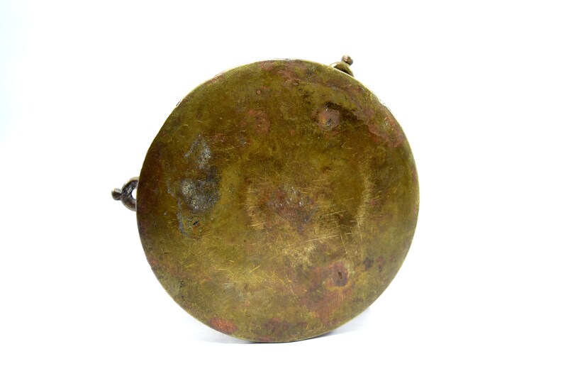 Antique Heavy Brass Big Size Inkwell Handcrafted Collectible - Etsy