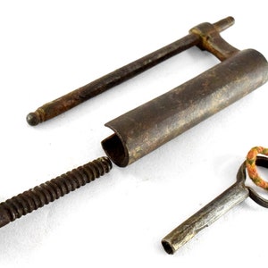 Unique Iron Lock Screw Mechanism System Padlock Rare - Etsy