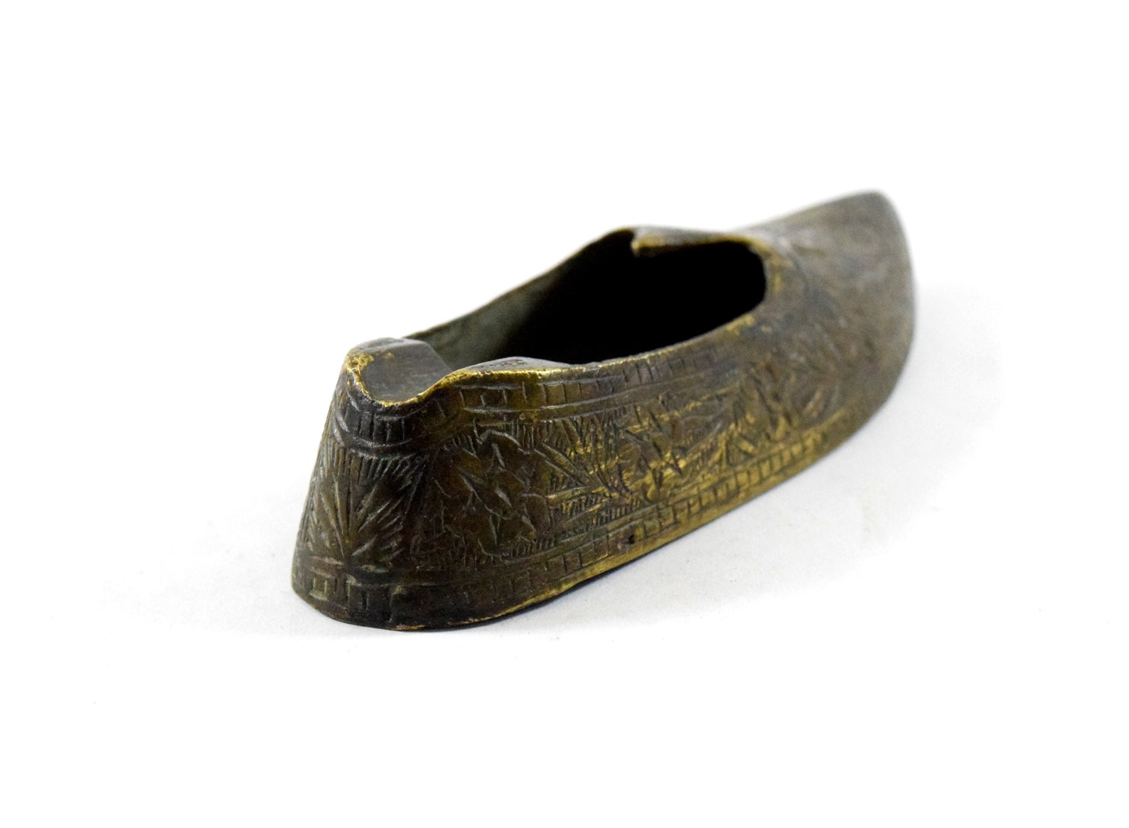 Beautiful Hand Crafted Brass Shoe Shape Ash Tray Unique | Etsy