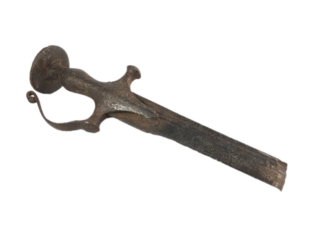 Sword Hilt Handle Antique Blade Fitted Royal Handle Grip Old Broken ...