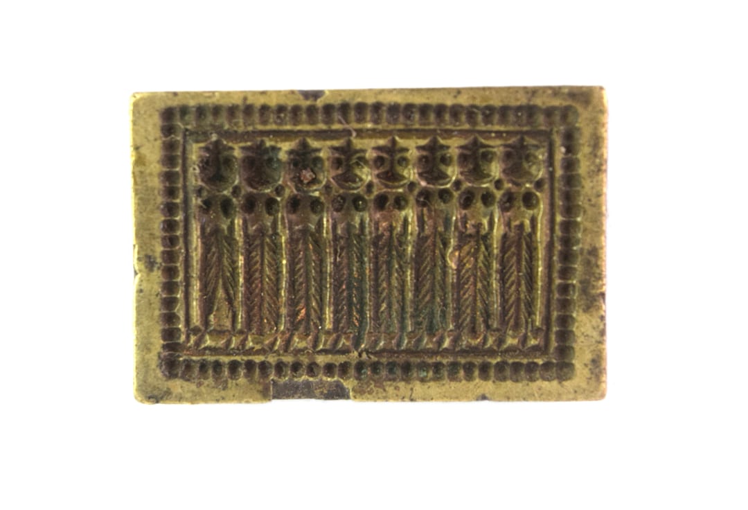 Indian Goddesses Figurine Stamp Dye Traditional Antique Mould Stamp ...