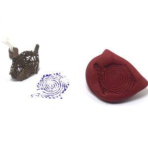 Religious Brass Tilak Stamp Dye Vaishnava Tilak Stamp Old Devotee Dye ...