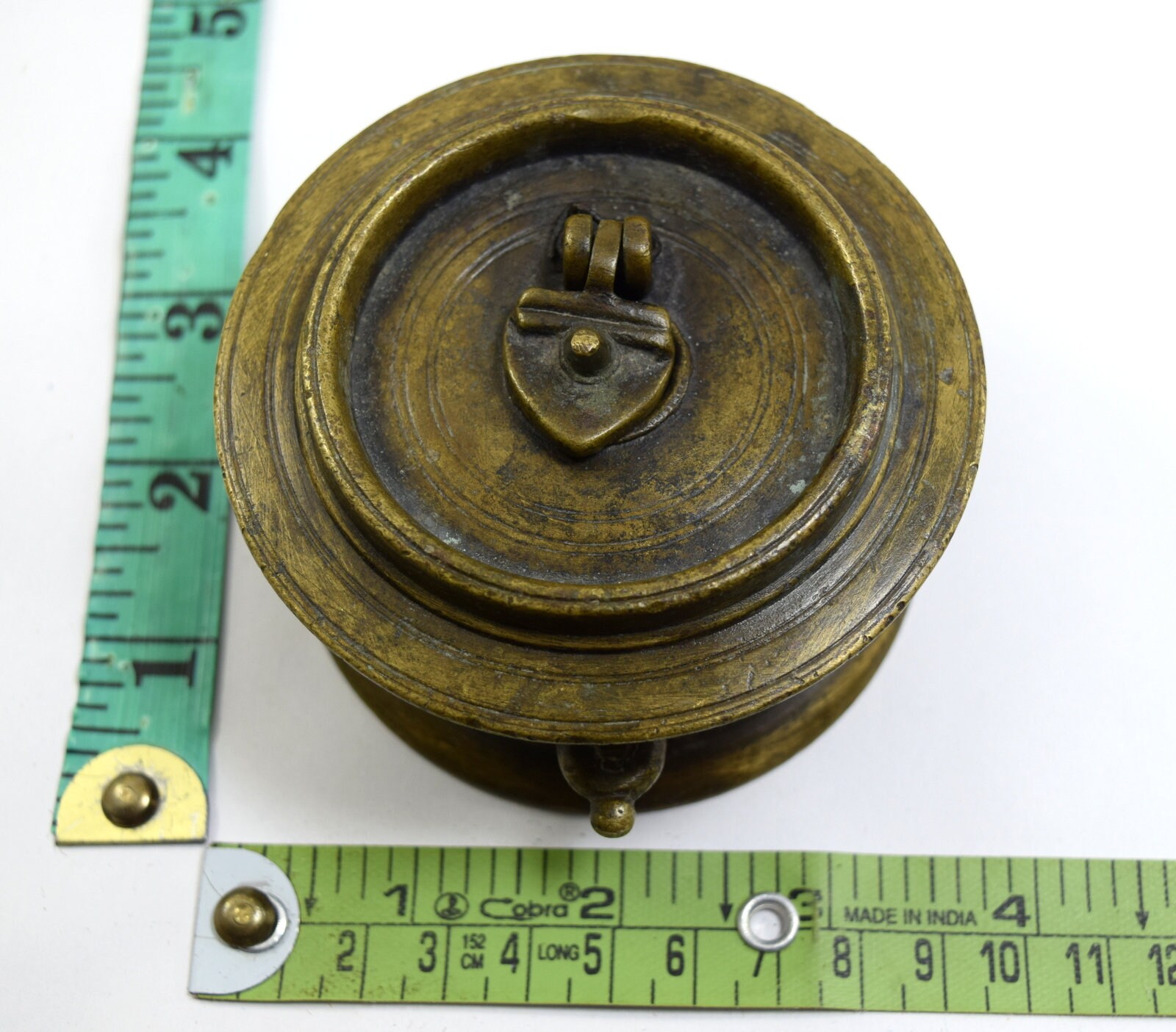Vintage Beautiful Brass Ink Pot Fine Collective Decor Brass - Etsy