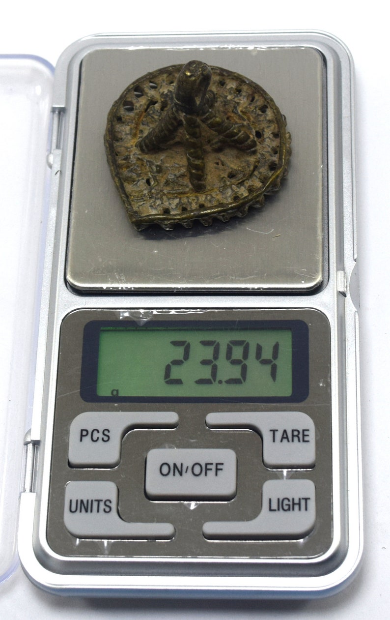 Old Hindu Urdhva Pundra Temple Ritual Stamp Dye Indian Brass - Etsy