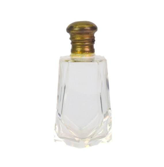 Unique vintage brass perfume - Gem