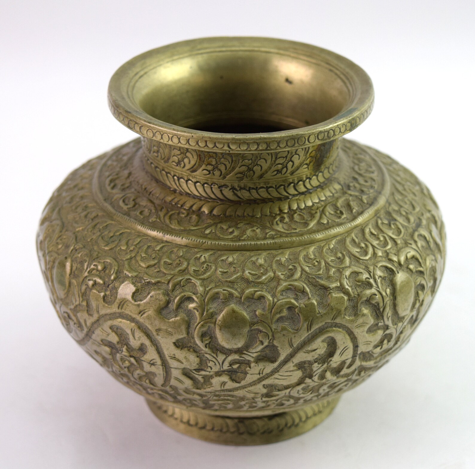 Antique Awesome Embossed Designed Indian Water Pot Rare Old - Etsy
