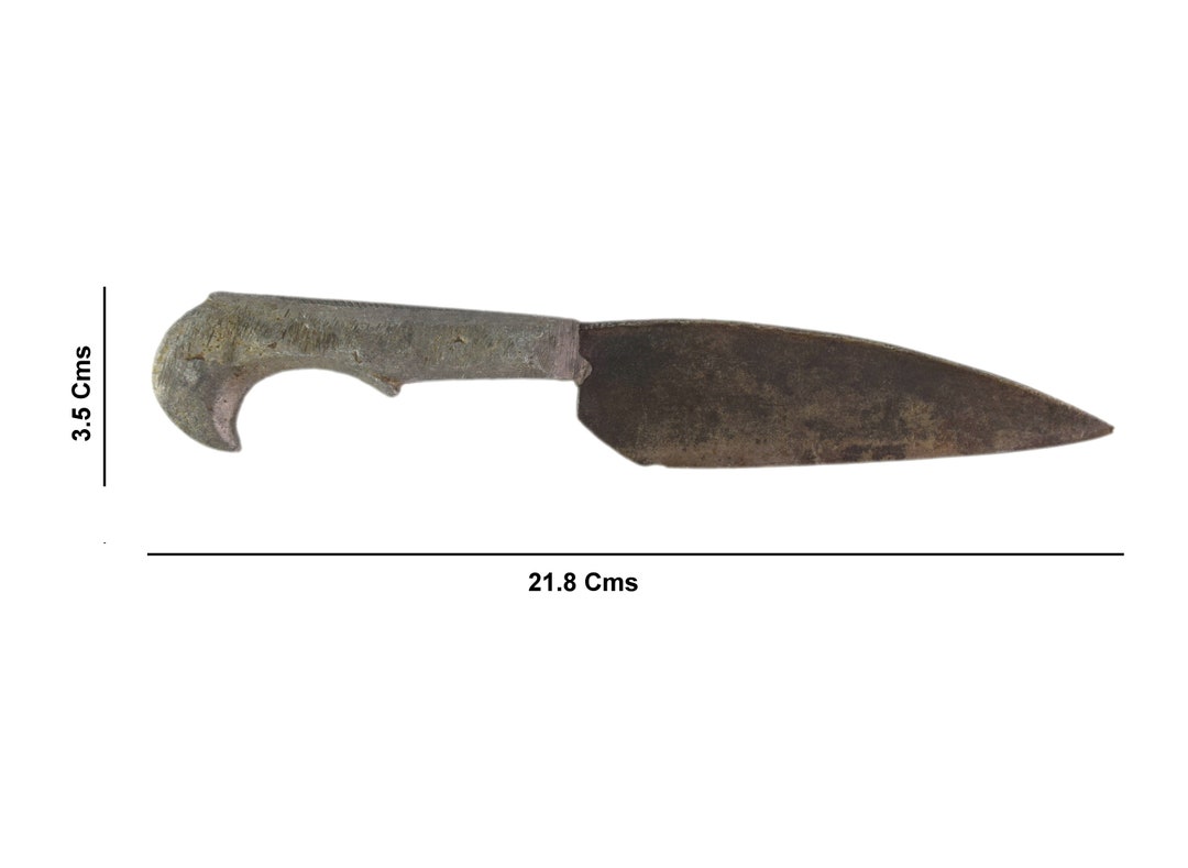 Rustic Collectible Iron Knife Dagger Original Hilt Handle Iron Fix ...
