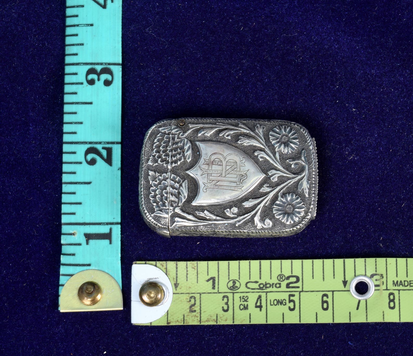 Antique Collectible Vesta Box for Silver Carved Beautiful Box - Etsy