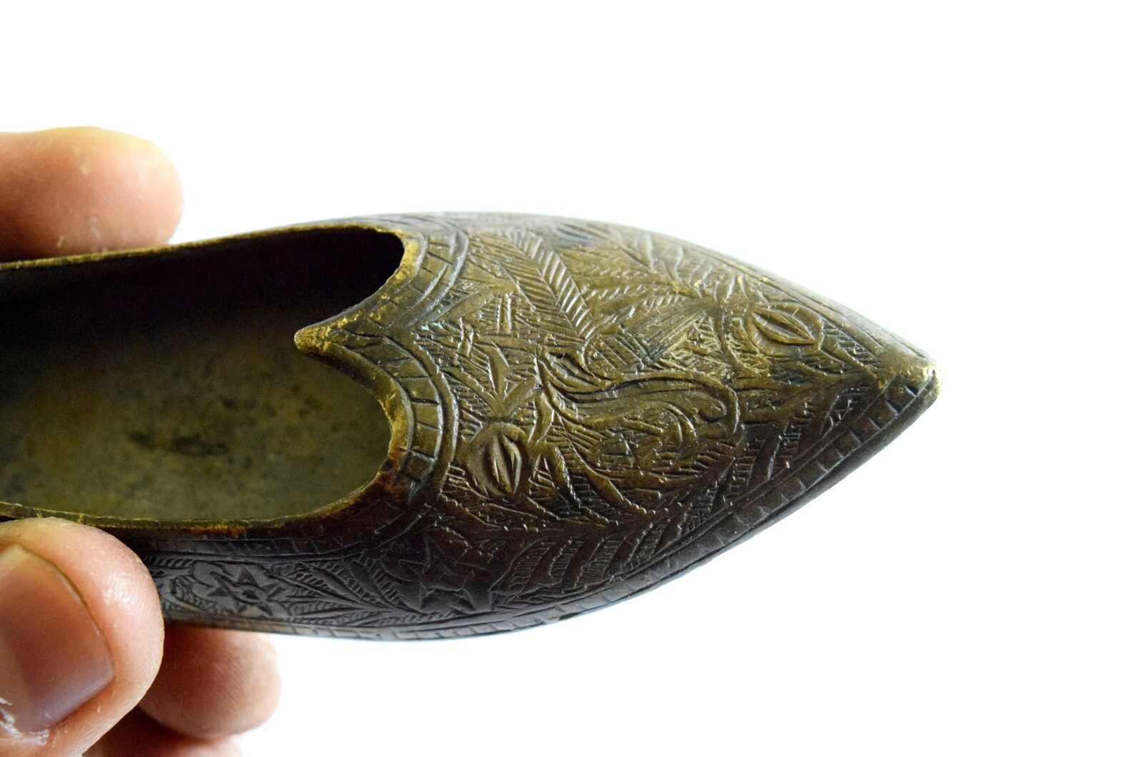 Beautiful Hand Crafted Brass Shoe Shape Ash Tray Unique | Etsy