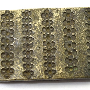 Vintage Bronze Stamp / Dye Rare Collectible Traditional Design Indian ...