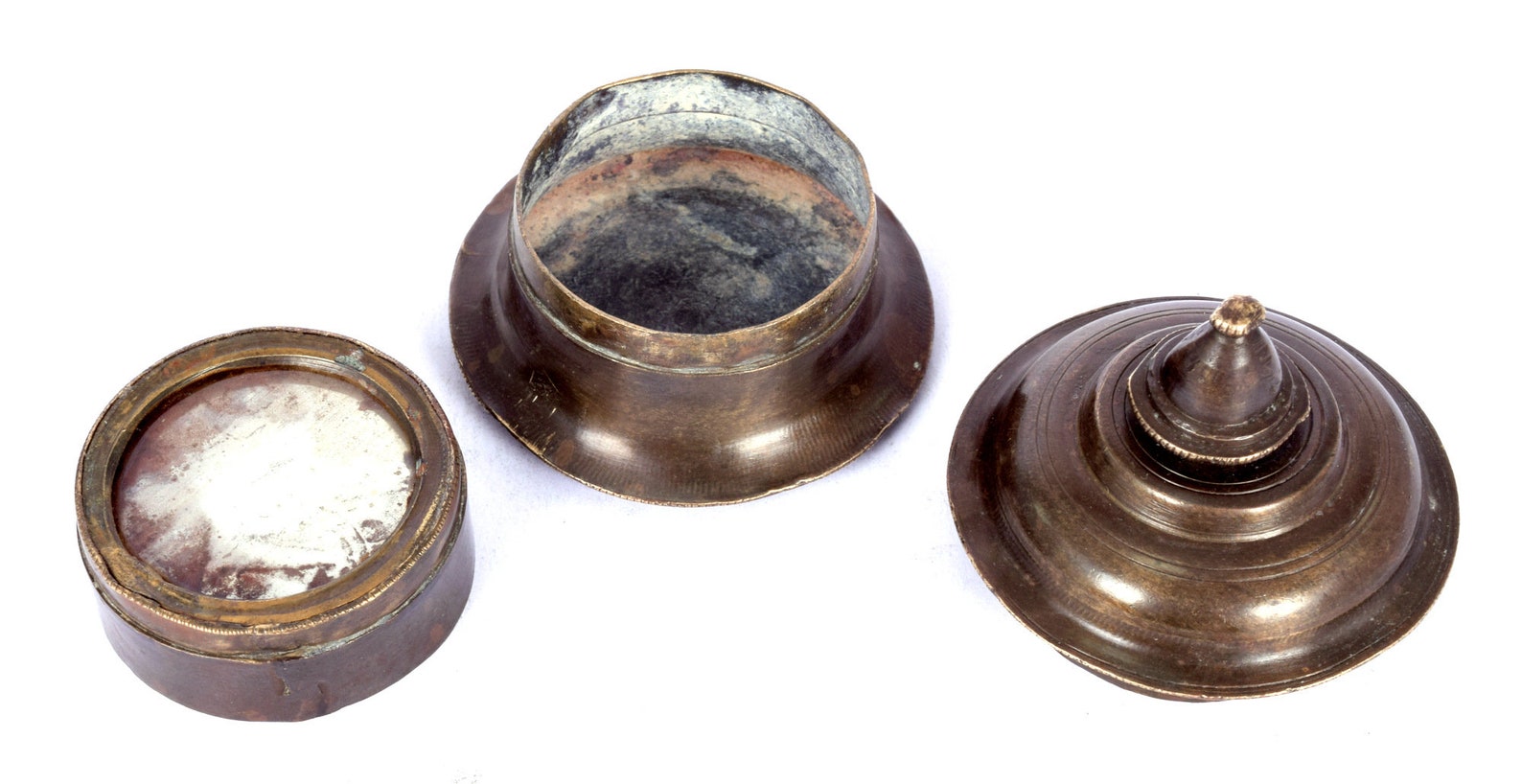 Brass Kumkum Tikka Box Hindu Religious India Holy Collectible - Etsy