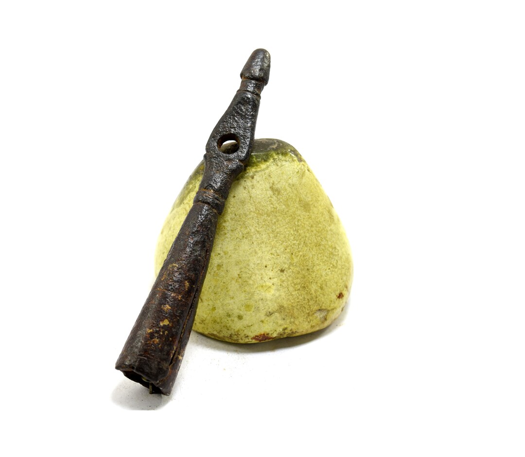 18c Antique Old Indo Persian Warrior Rare Spear Lance End bhalam Small ...