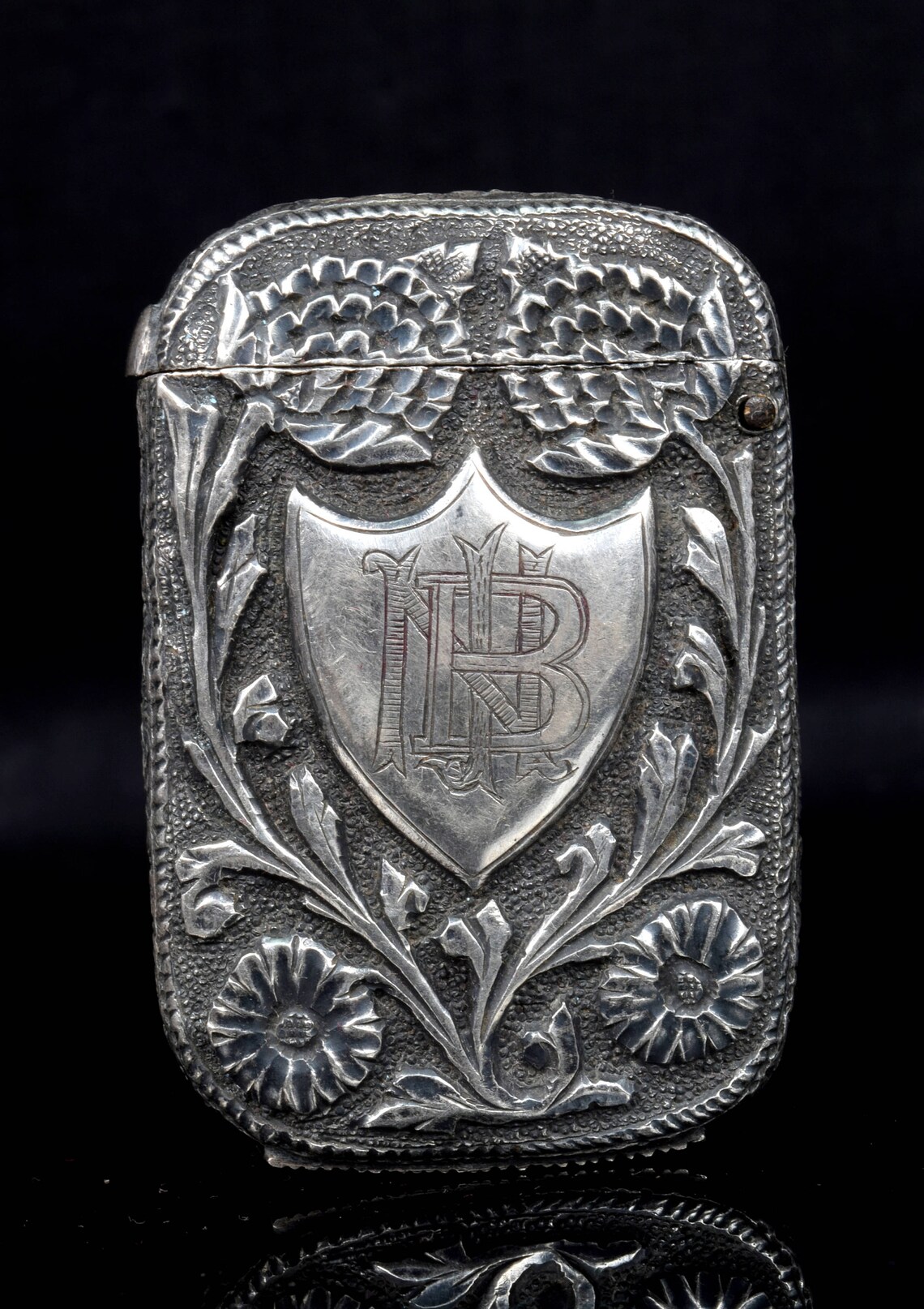 Antique Collectible Vesta Box for Silver Carved Beautiful Box - Etsy