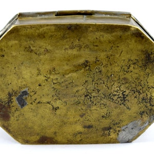 Indian Antique Beautiful Old Octagonal Shape Brass Trinket Box - Etsy