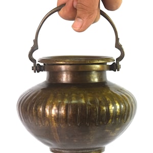 Vintage Indian Religious Holy Water Pot Kamandal Religious Temple ...