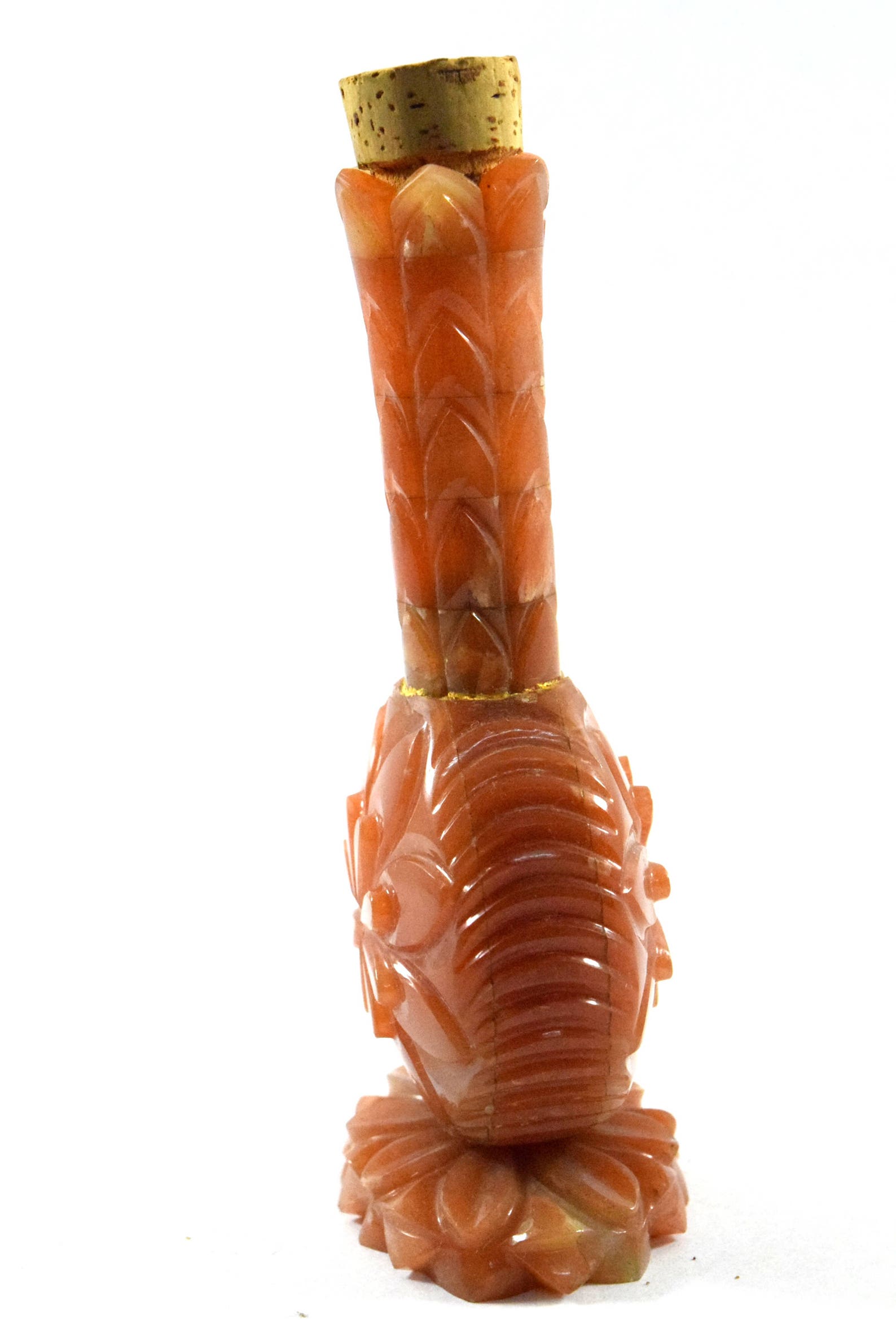 Antique Agate Stone Bottle-beautiful Hand Carved Intricate - Etsy