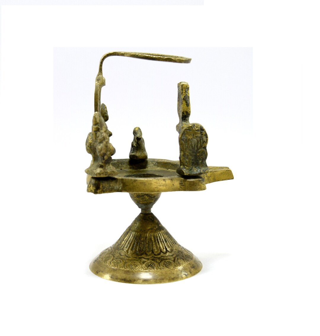 Antique Indian Rare Shiva Family Old Shiv Lingam Stand Holy Decorative ...