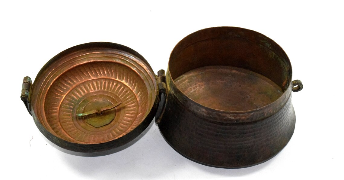 19c Antique Unique Collectible Copper Metal Rich Patina - Etsy