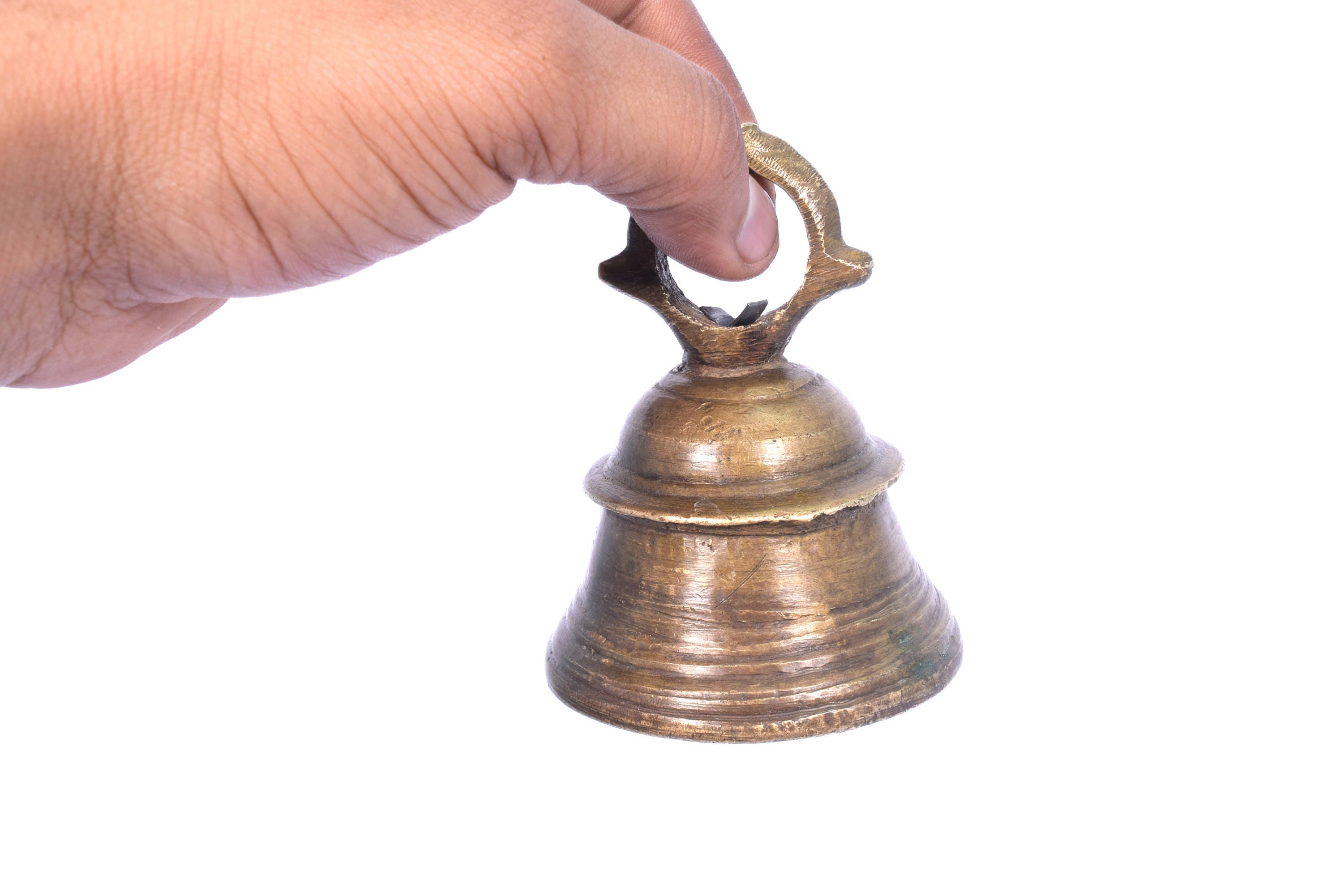 Antique Handcrafted Home Decorative Brass Ritual Bell Good | Etsy