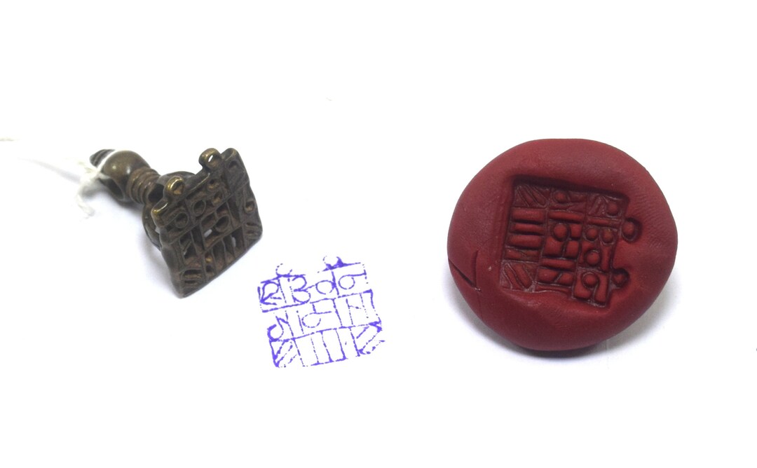 Iskcon Temple Forehead Tilak Stamp Hindu Body Stamp Antique India ...