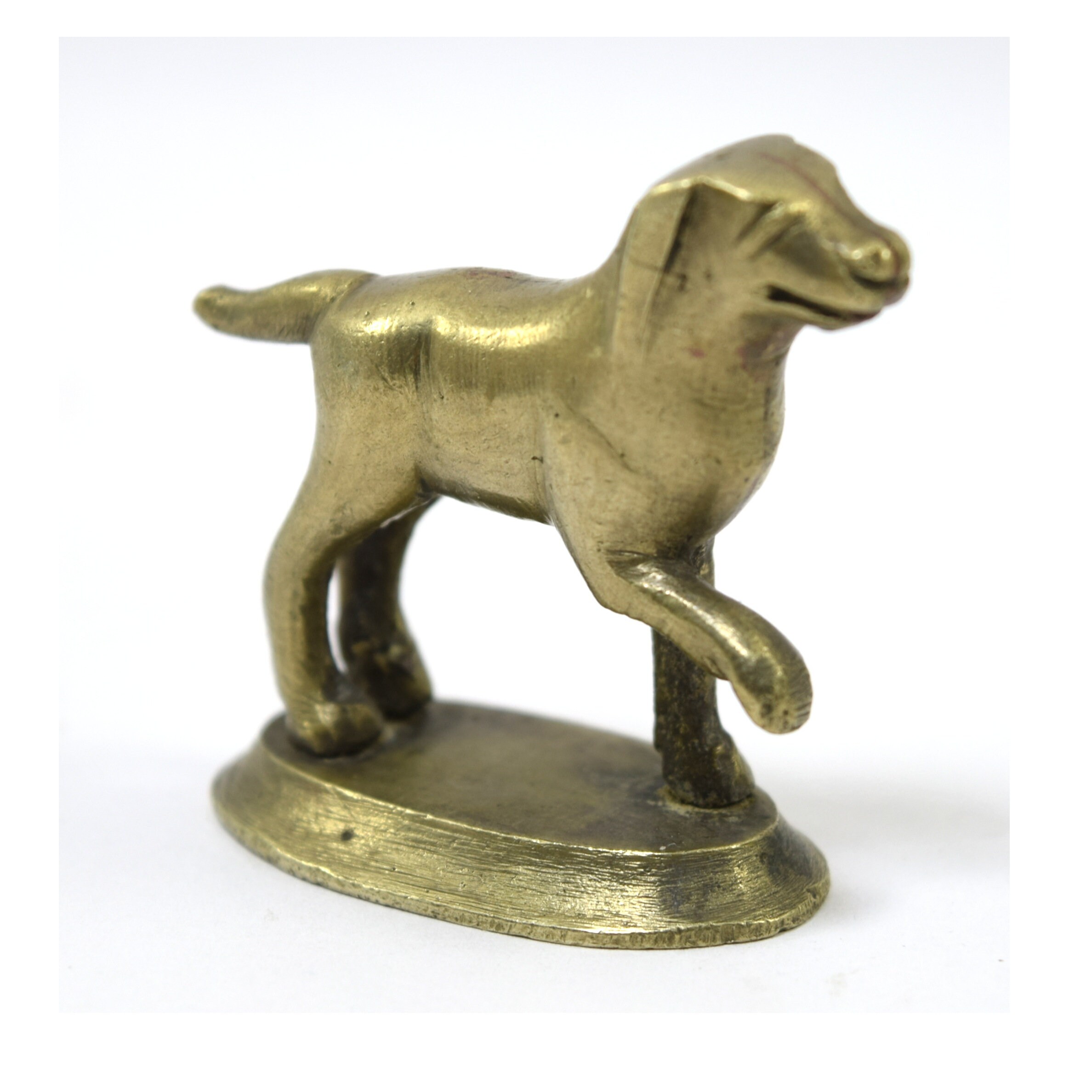 Vintage Handcrafted Dog Figure Miniature Old Dog Figurine - Etsy