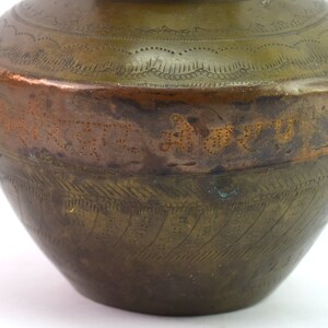 Antique Traditional Water Pot Ganga Jal Lota High Aged Brass Indian ...