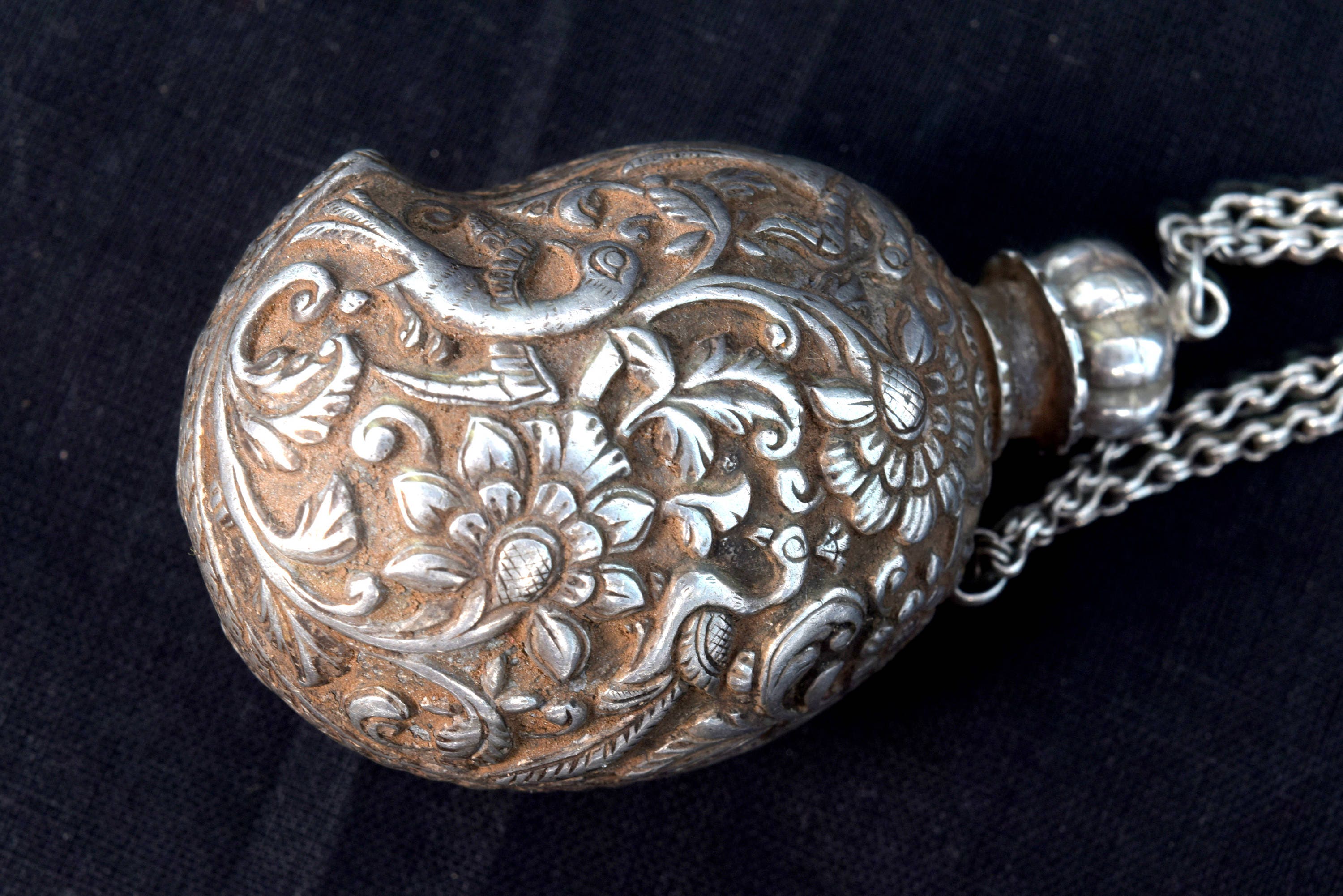 Antique Early Mughal Silver Snuff/treasure Box Rare | Etsy