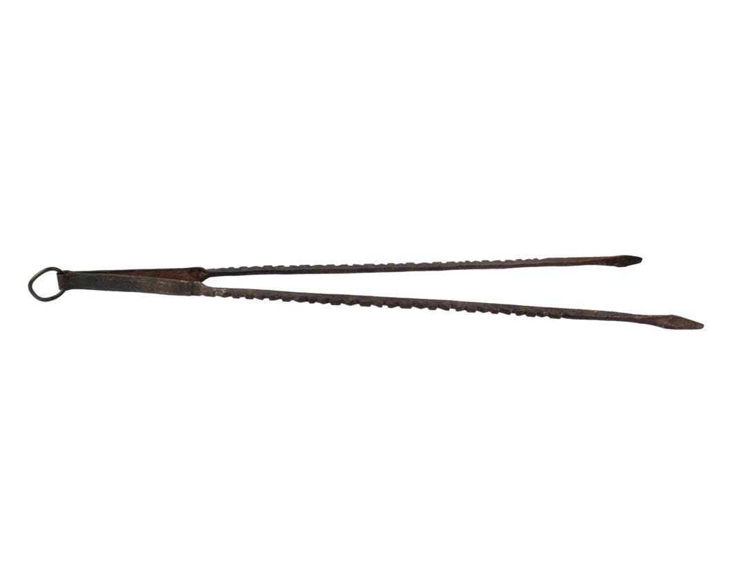 Indian Long Size Forceps Collectible Iron Chapatti Making Tongs ...