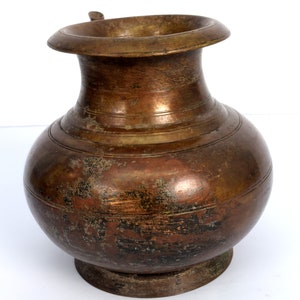 Spout Pot - Antique Indian Rare Hand Crafted Brass Water Pot ...