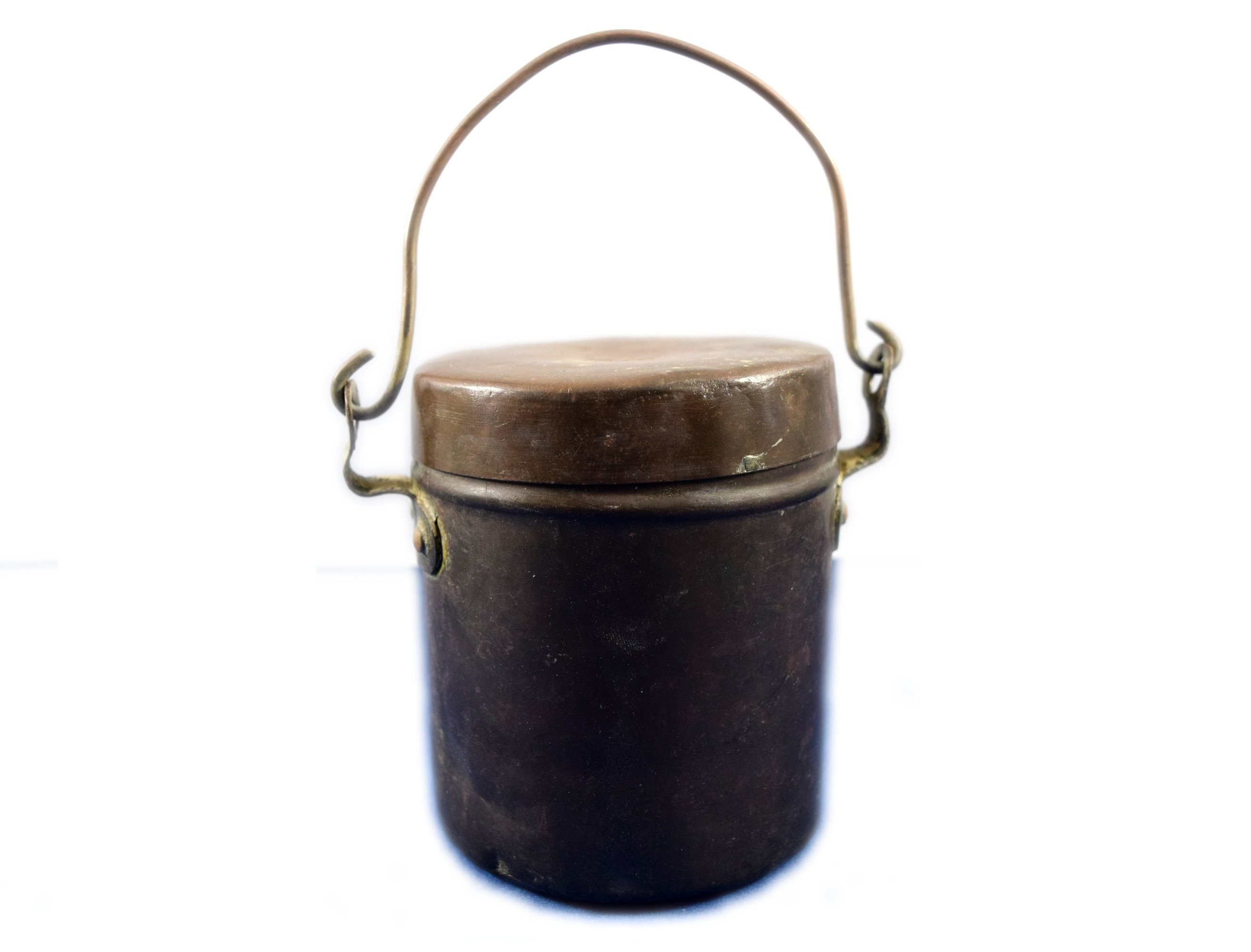 Antique Buttermilk / Milk / Oil Container Indian Brass Kitchen - Etsy