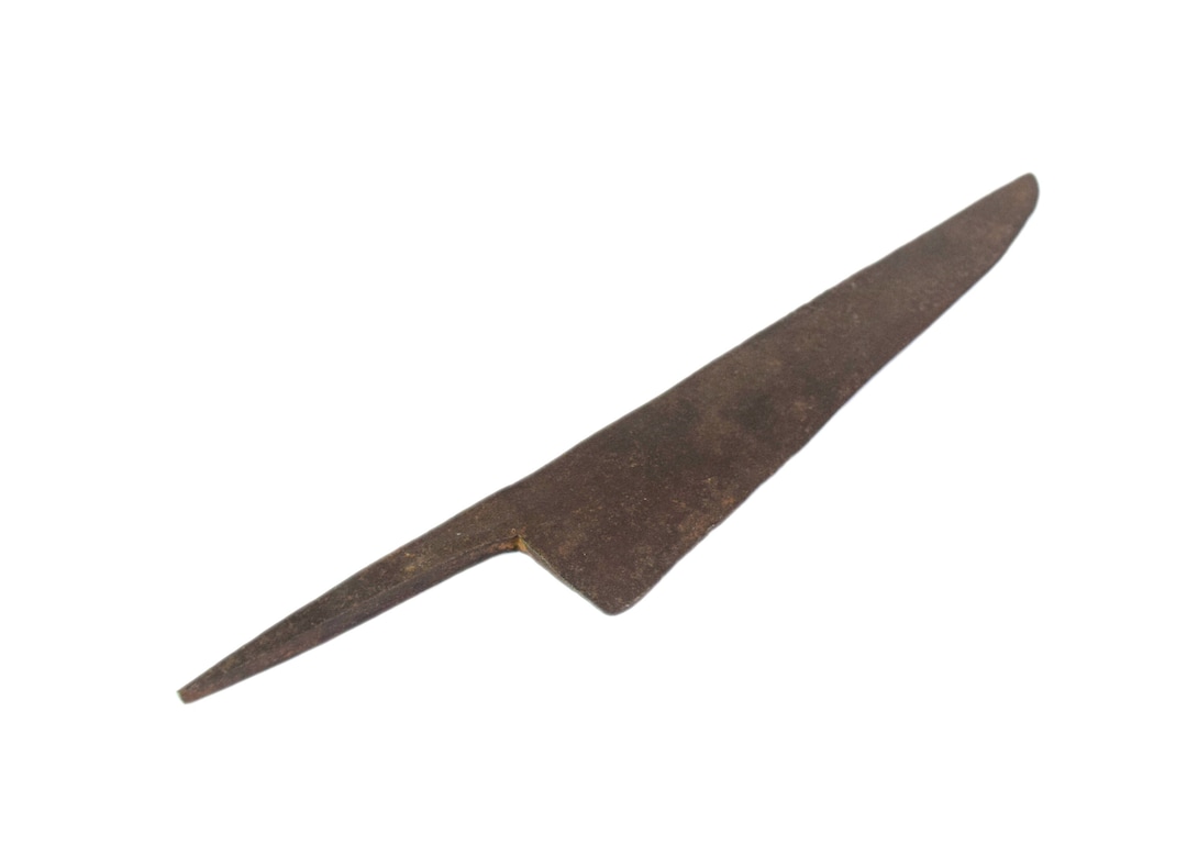 Old Dagger Knife Blade Indian Butcher Meat Cutting Tool Vintage ...