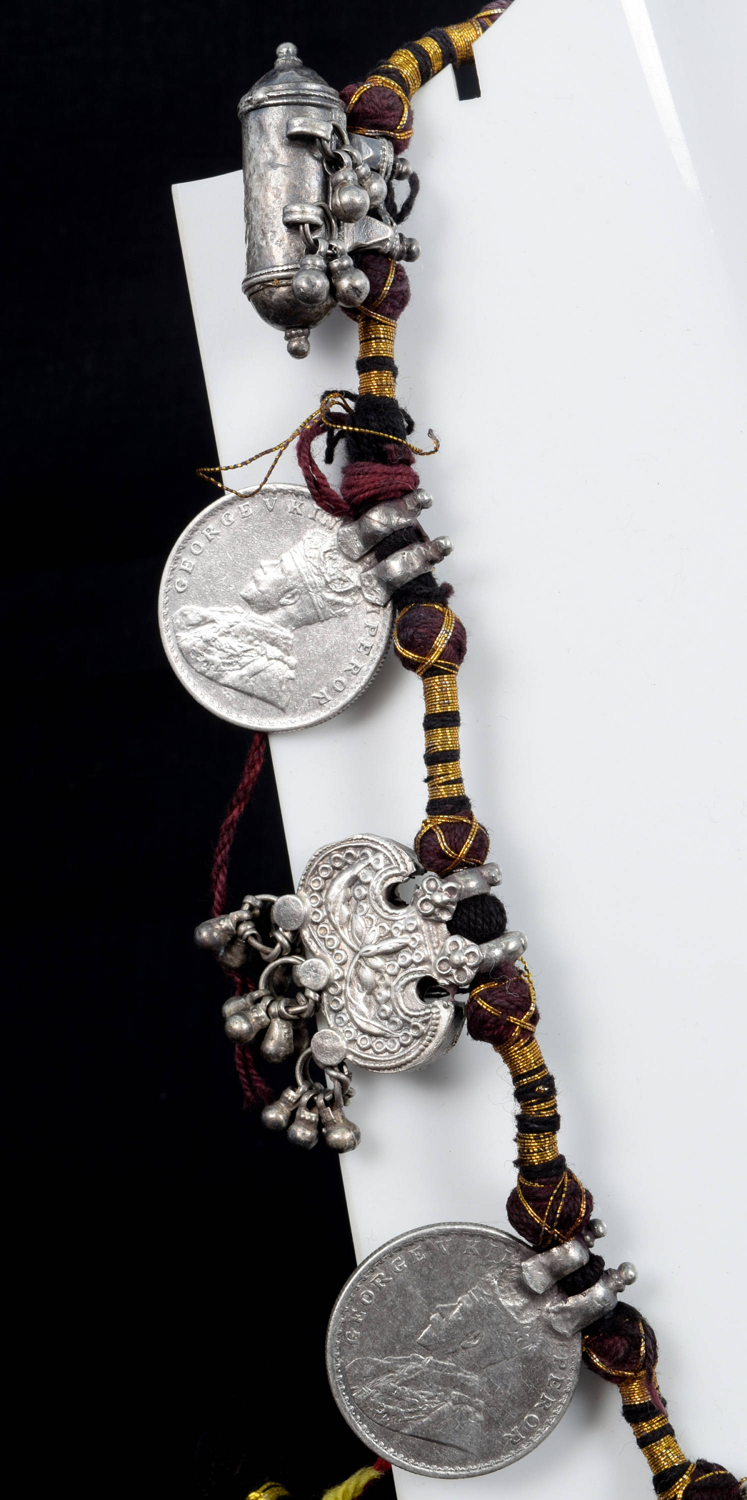 Rare Ethnic Antique Indian Amulets Coins Necklace Silver | Etsy