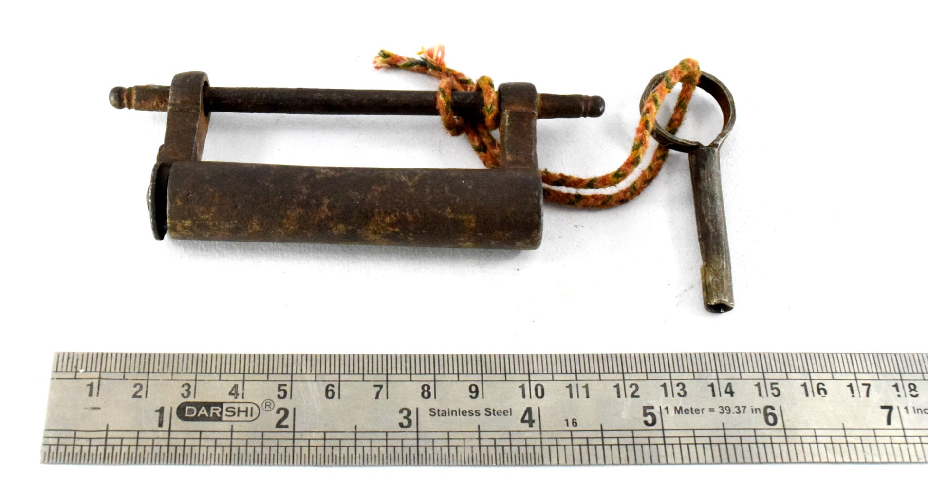 Unique Iron Lock Screw Mechanism System Padlock Rare | Etsy