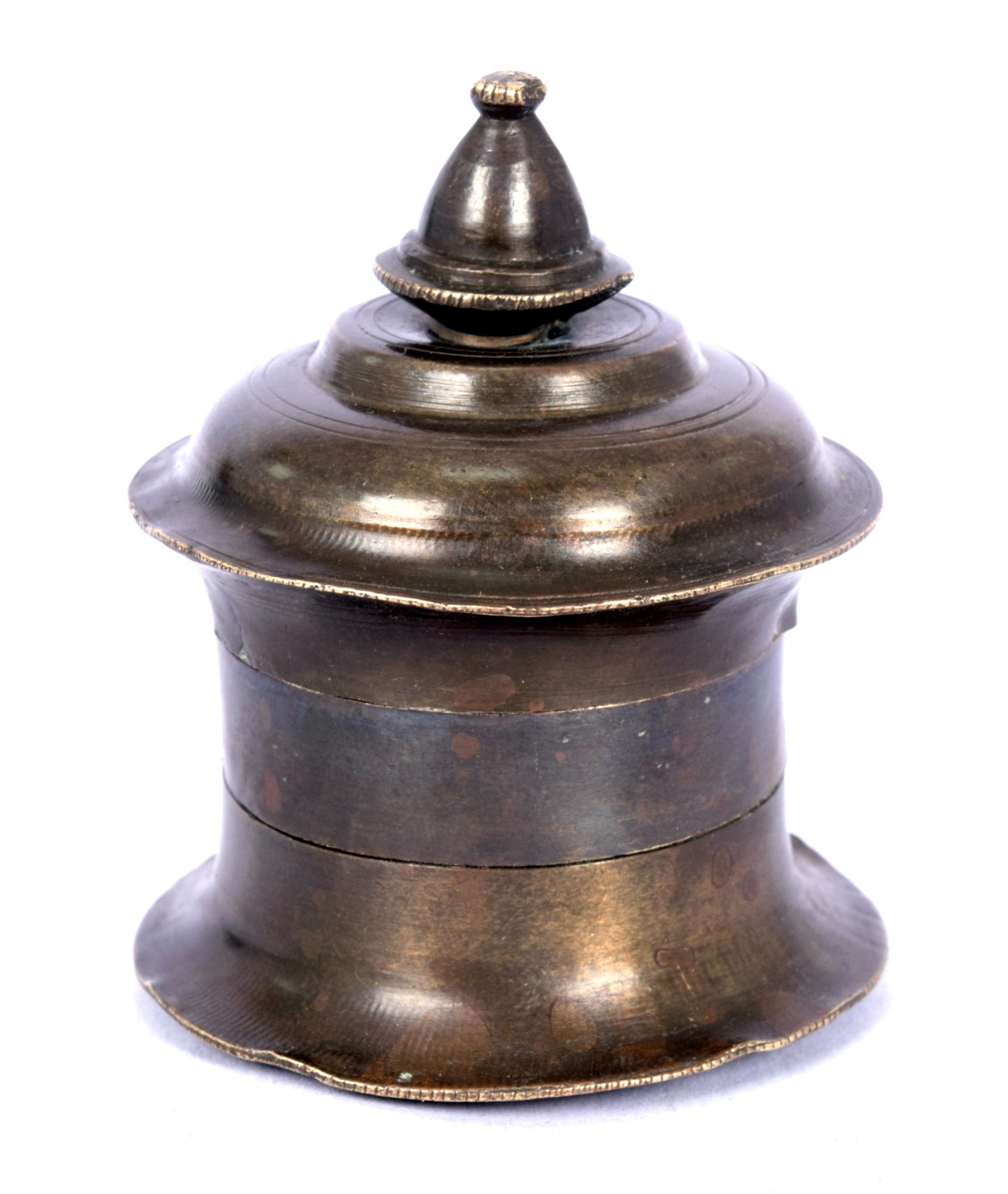 Brass Kumkum Tikka Box Hindu Religious India Holy Collectible | Etsy