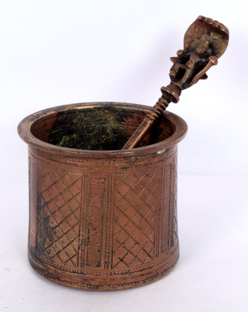 Indian Religious Temple Holy Water Pot With Sheshnag Crafted - Etsy