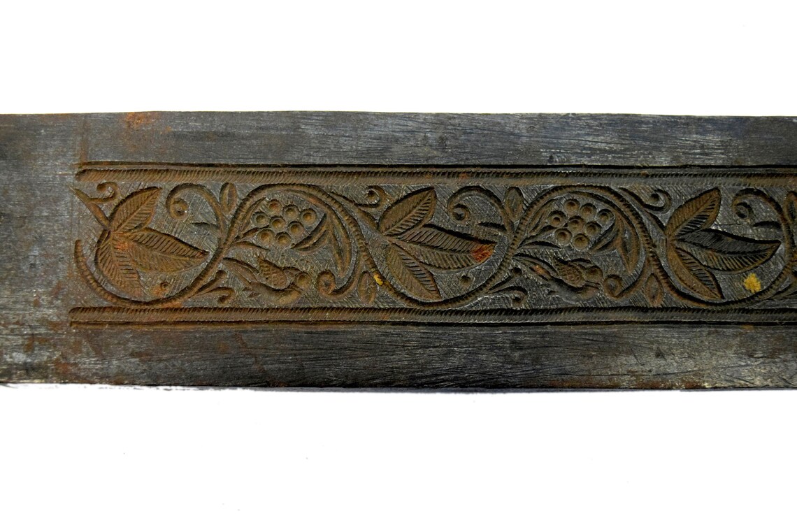 Real Antique Rare Heavy Iron Big Size Beautiful Design Stamp | Etsy