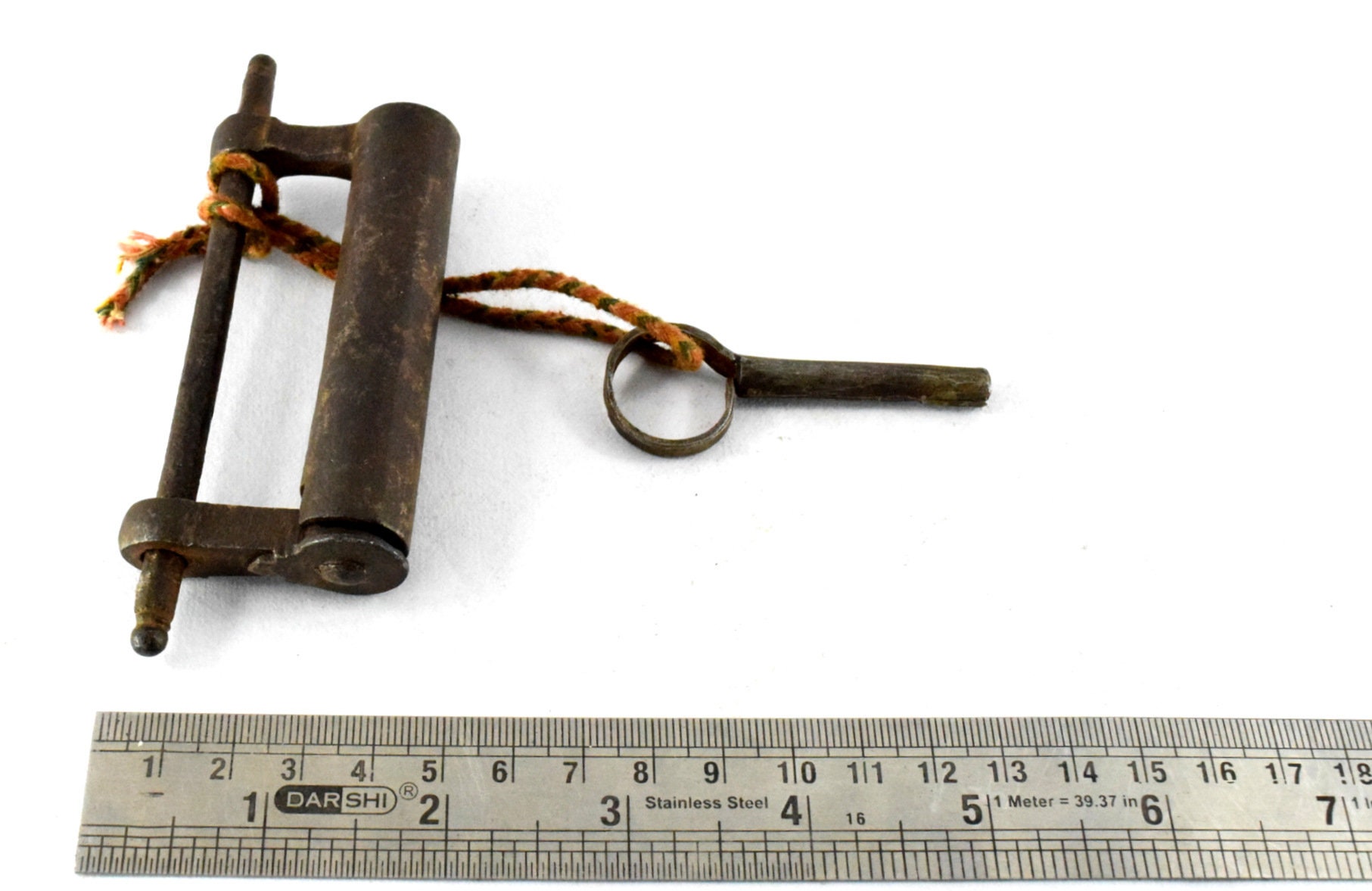 Unique Iron Lock Screw Mechanism System Padlock Rare | Etsy