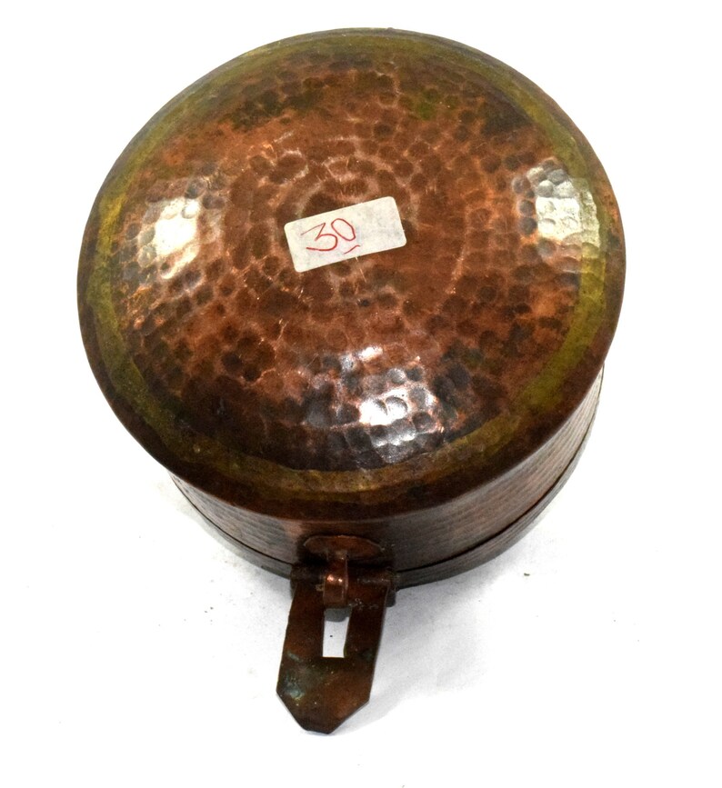 Old Antique Indian Copper Bread Box Hand Engraved Design Old - Etsy