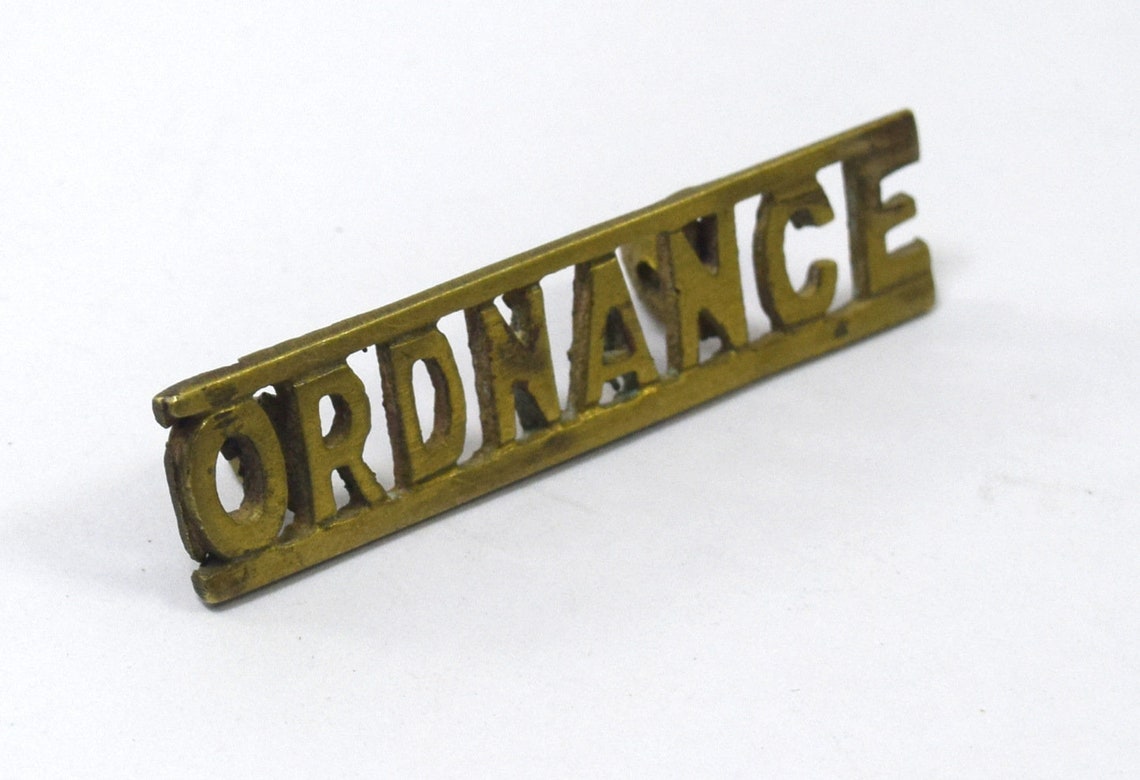 Vintage Army Ordnance Corps Badge Collectible Ordnance Brooch - Etsy