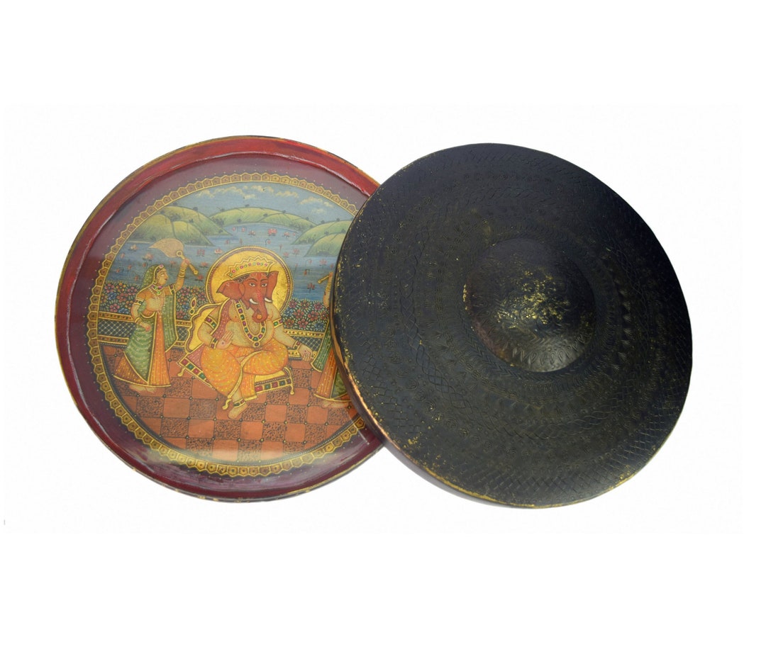 Holy Purpose Brass Gatta Ji Old Antique Jainism Travelling Prayer Box ...