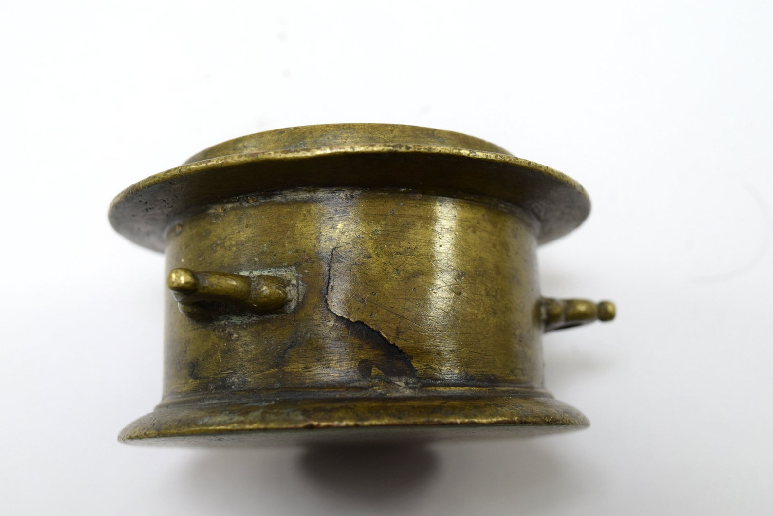 Vintage Beautiful Brass Ink Pot Fine Collective Decor Brass - Etsy