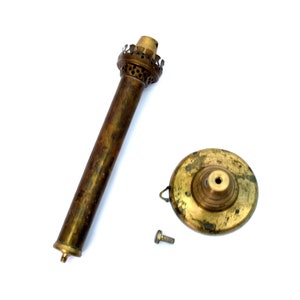 1850 Antique Rare Brass Very Beautiful Electric Lighting Lamp Stand ...